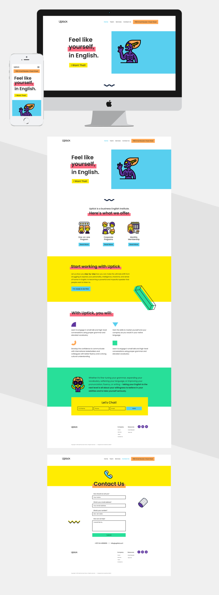 U&MAY | מאי הירש - Uptick - אתר תדמית